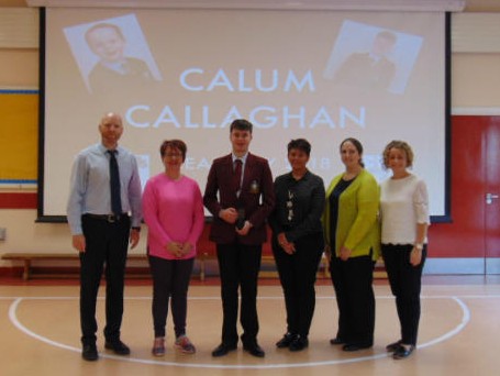 Calum Callaghan Head Boy!!